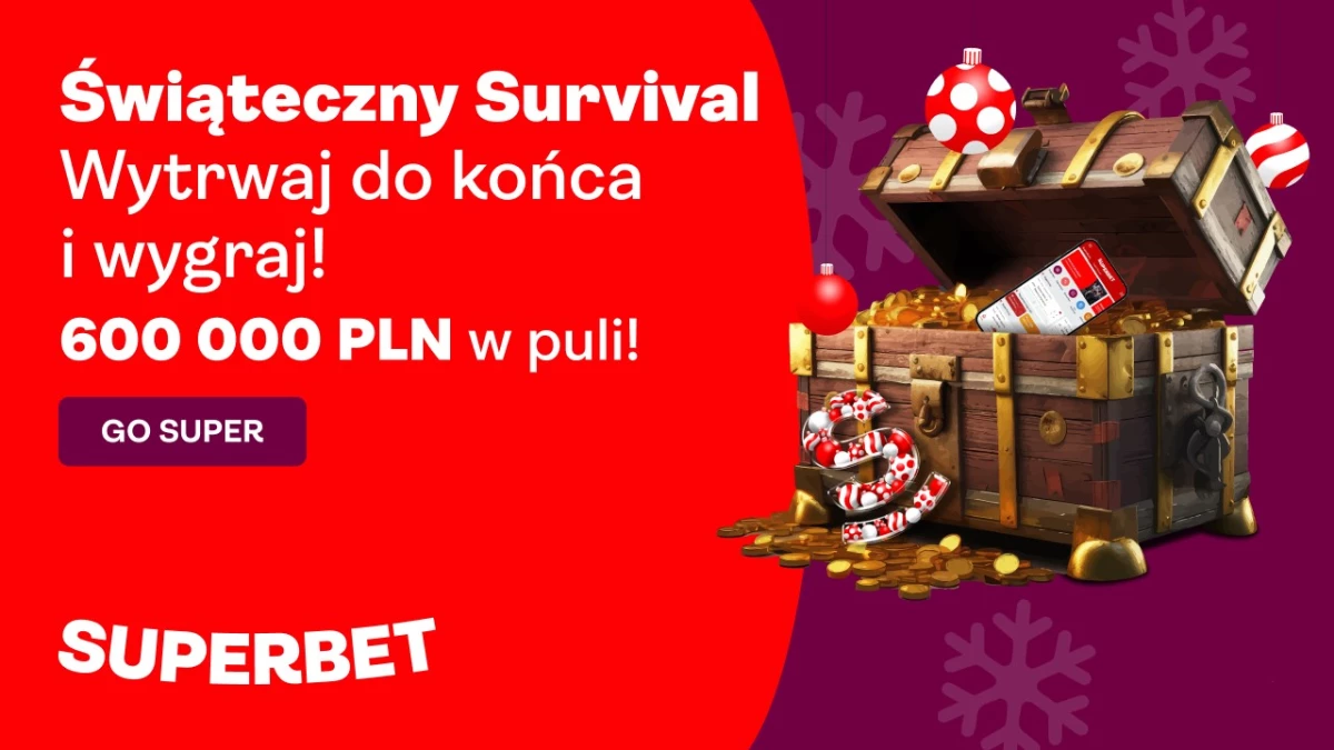 Wygraj 600 000 zł w Superbet! Świąteczna promocja