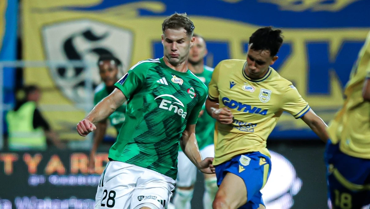 Arka Gdynia z trzecim zwycięstwem! Dublet byłego piłkarza Widzewa Łódź ...